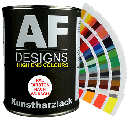 Kunstharzlack in glanzend, seidenmatt und matt